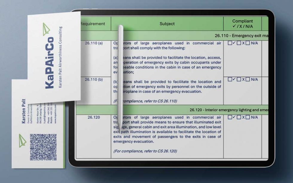 EASA Part-26 & CS-26 explained in brief - KaPAirCo Aviation GmbH
